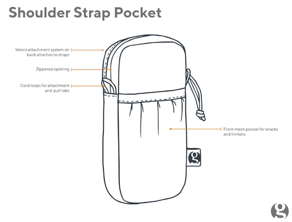 Gossamer Gear Shoulder Pocket Large - Eastside Sports
